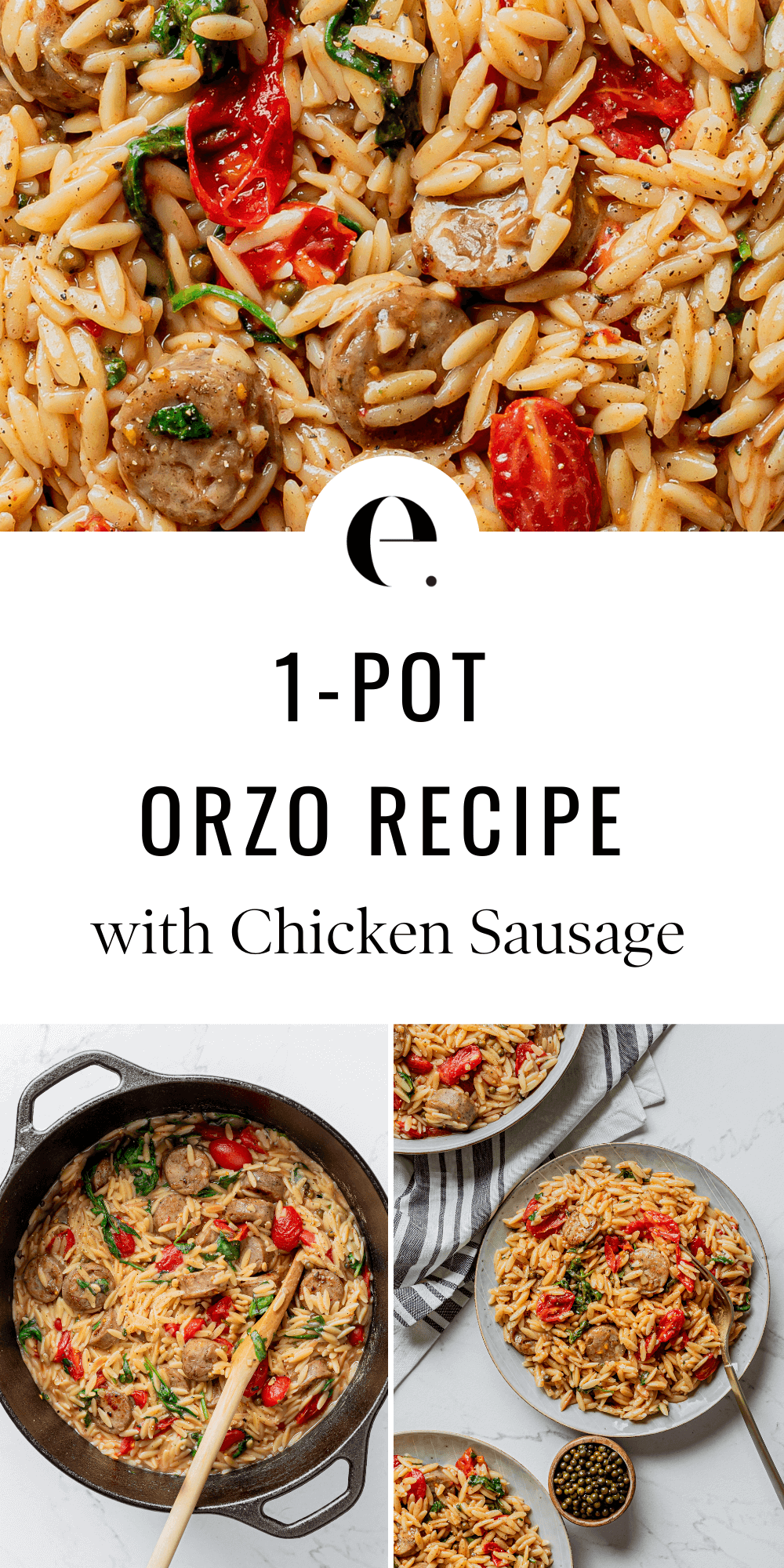 1 Pot Orzo Recipe With Chicken Sausage Elizabeth Rider 1-pot-orzo-recipe-with-chicken-sausage-elizabeth-rider