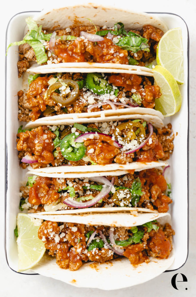 Ground Turkey Tacos | Elizabeth Rider
