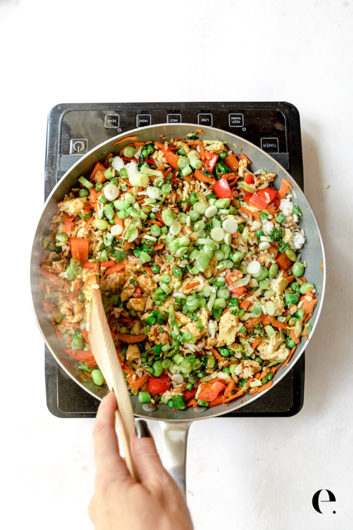 Easy Veggie Fried Rice | Elizabeth Rider