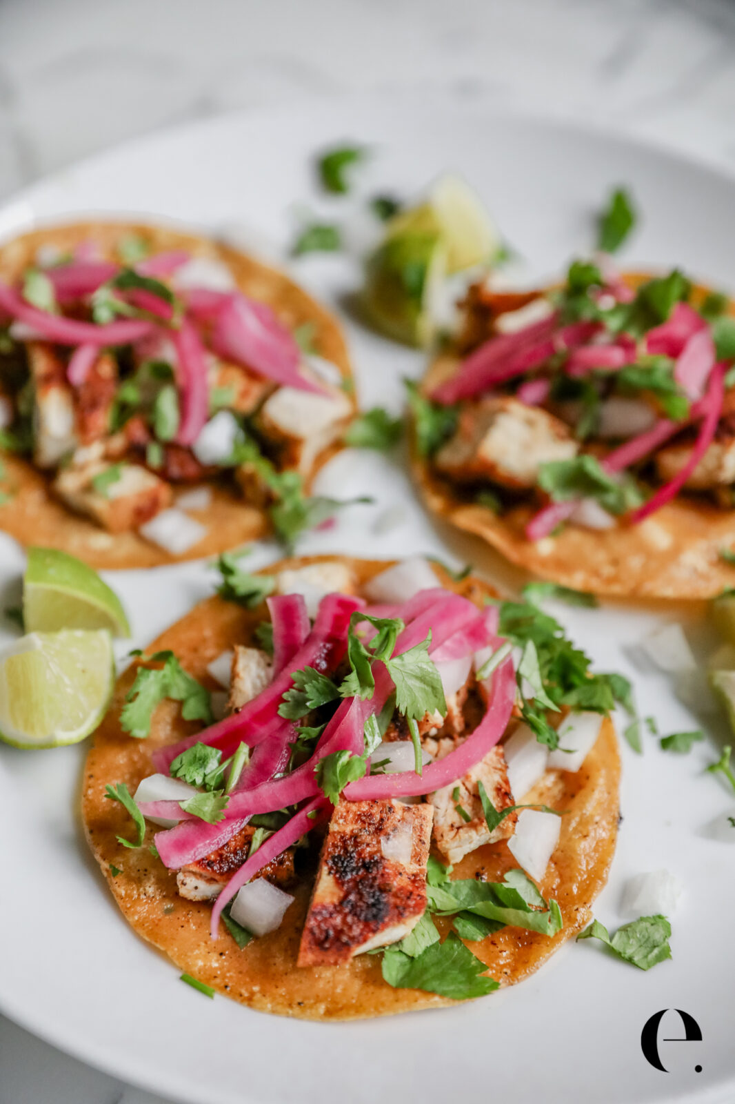 Easy Street Tacos with Chicken (8 Ingredients) | Elizabeth Rider