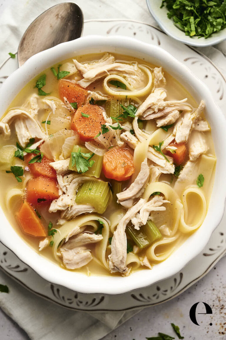 Homemade Chicken Noodle Soup | Elizabeth Rider