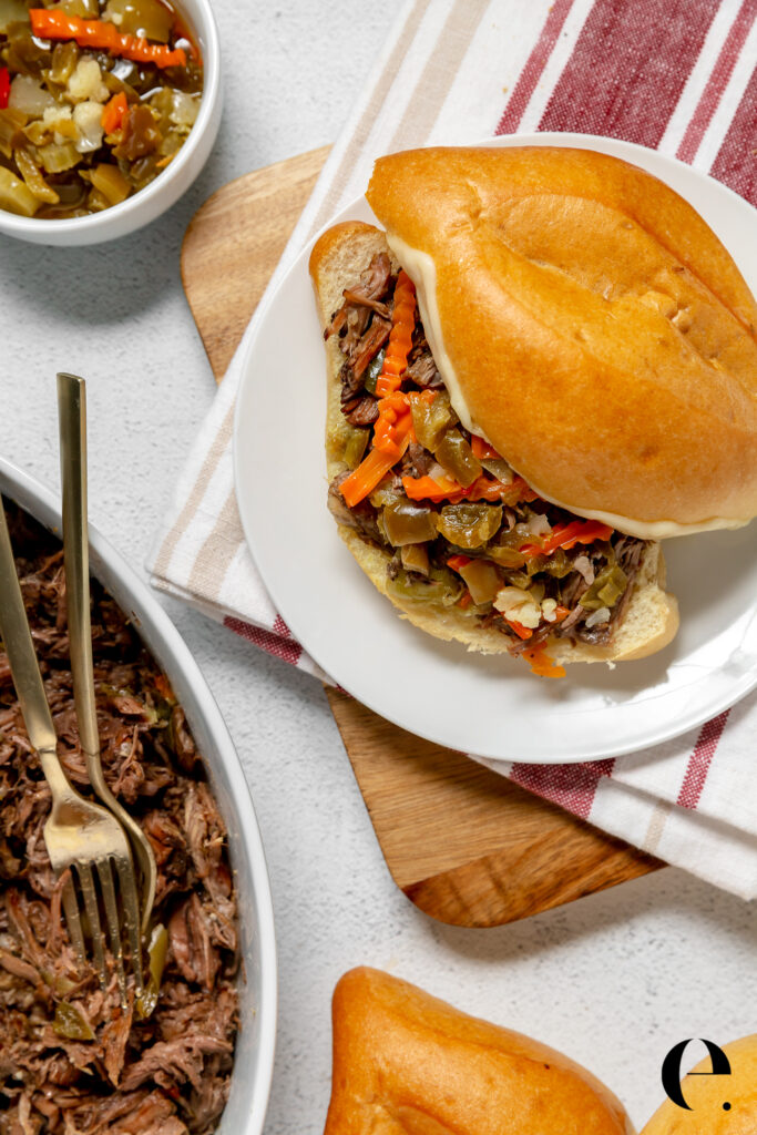 Italian Beef Sandwich Recipe (Slow Cooker Style) | Elizabeth Rider