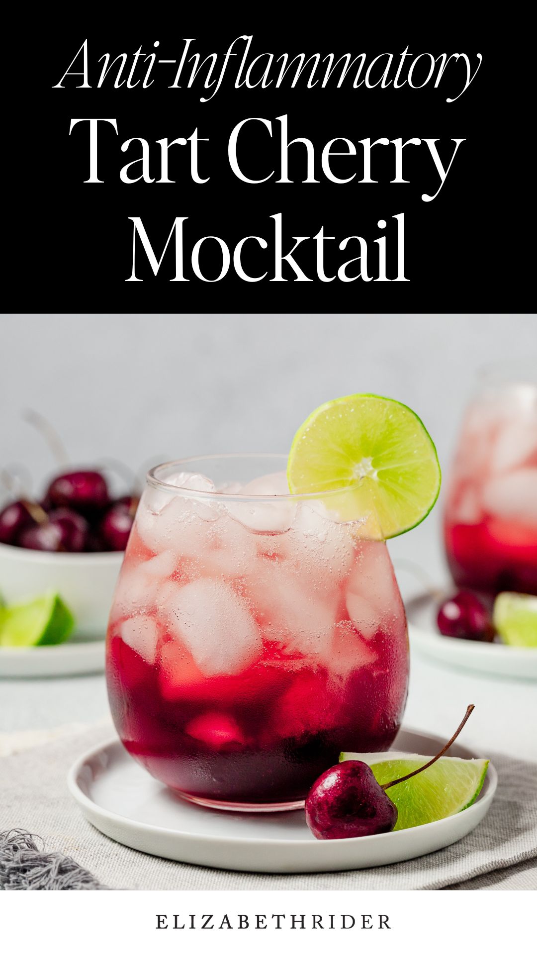 Tart Cherry Mocktail | Elizabeth Rider